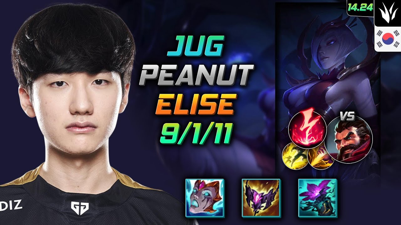 Elise Jungle Build Peanut Liandry's Torment Electrocute - LOL KR Master ...