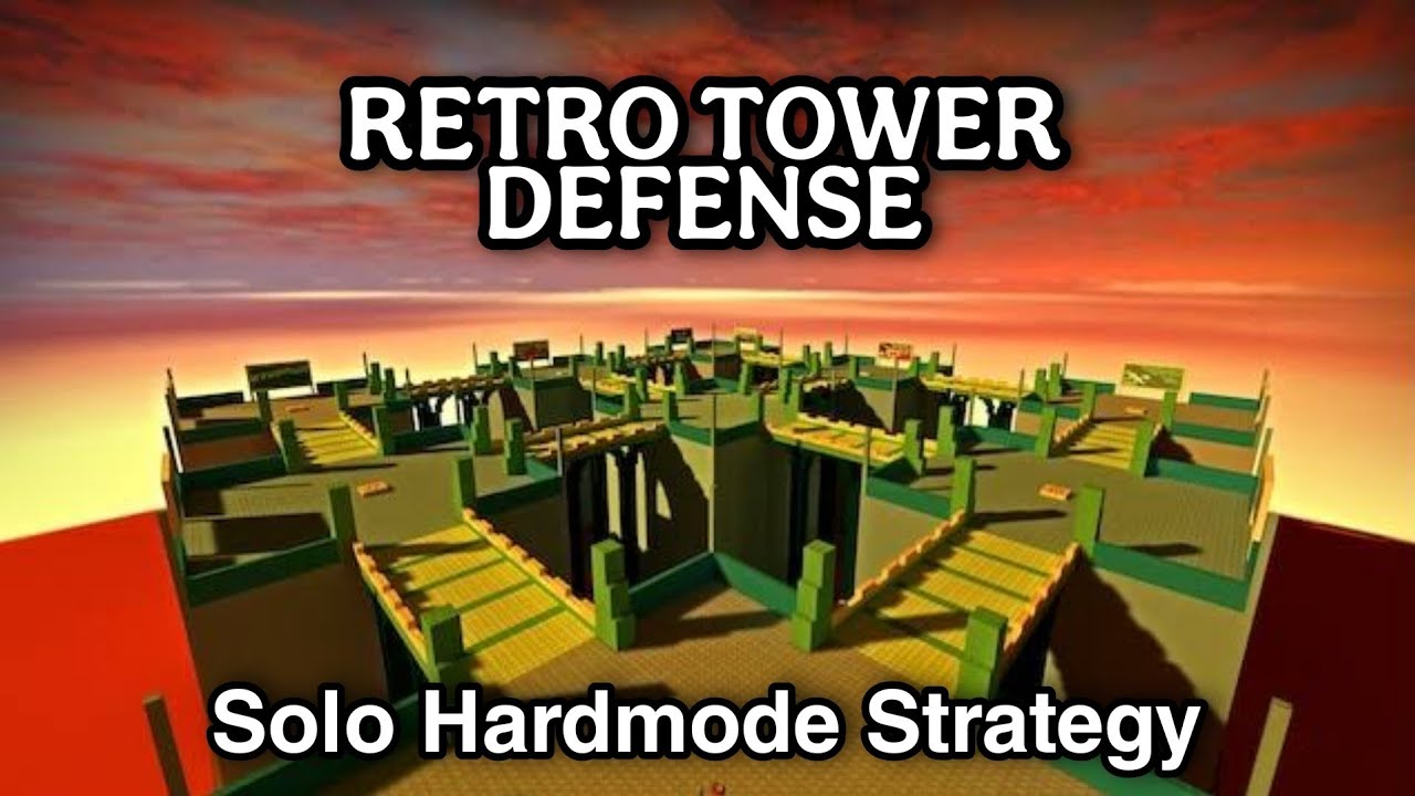 SOLO Hardmode on ROCKET ARENA in Retro Tower Defense - Roblox - YouTube