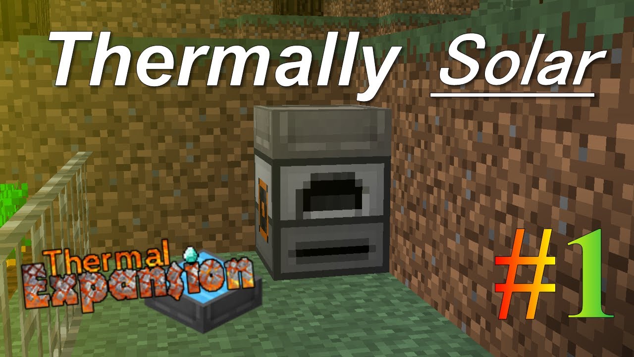 Thermally Solar - Redstone Furnace #1 - YouTube