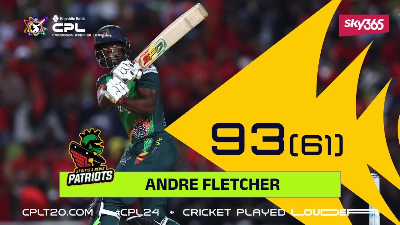 Andre Fletcher is in a Different STRATOSPHERE | CPL 2024 - YouTube