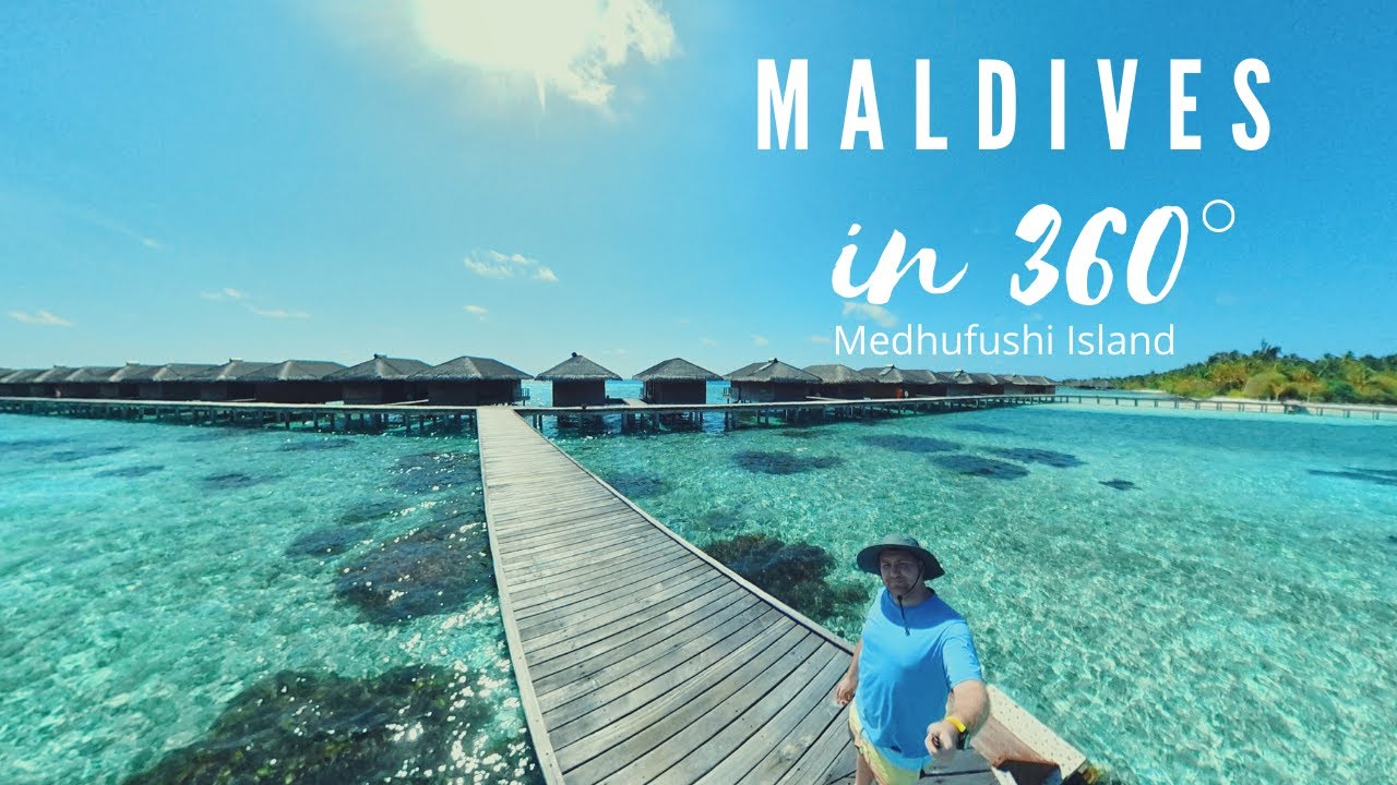 Maldives Island walk in 360 | Insta360 One X 2 - YouTube