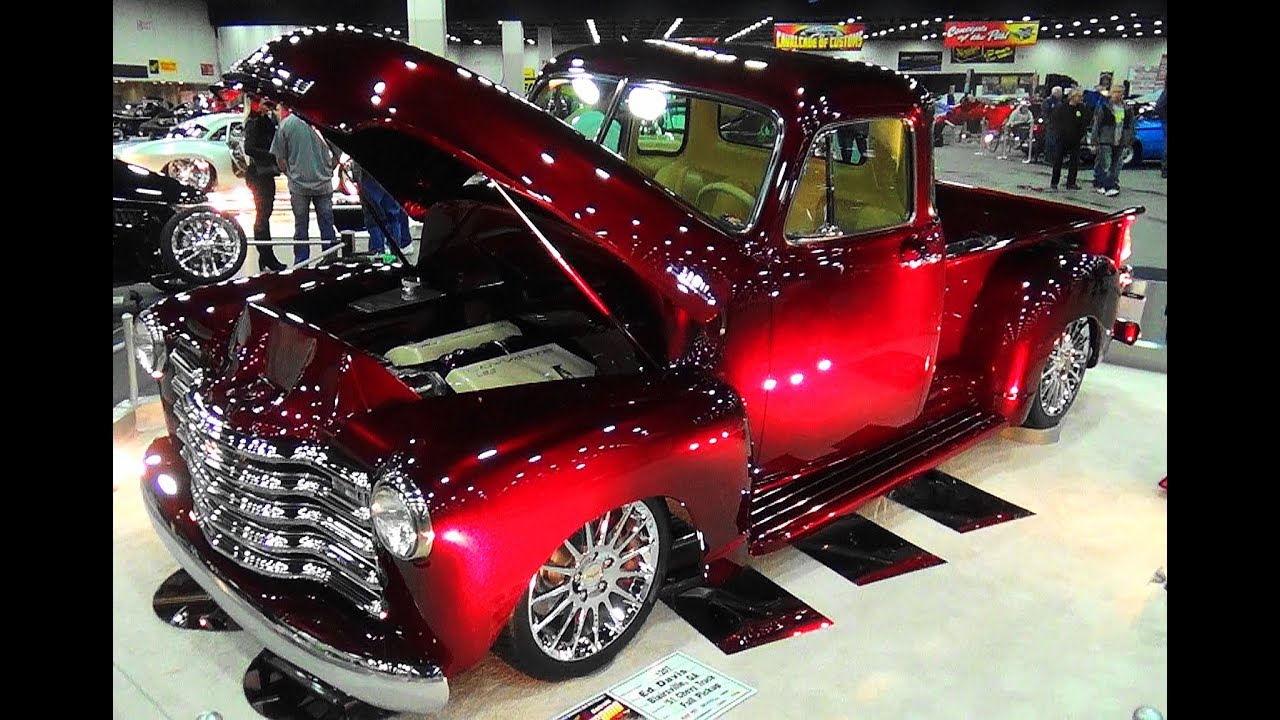 1951 Chevrolet 3100 Custom Pickup 2016 Detroit Autorama - YouTube