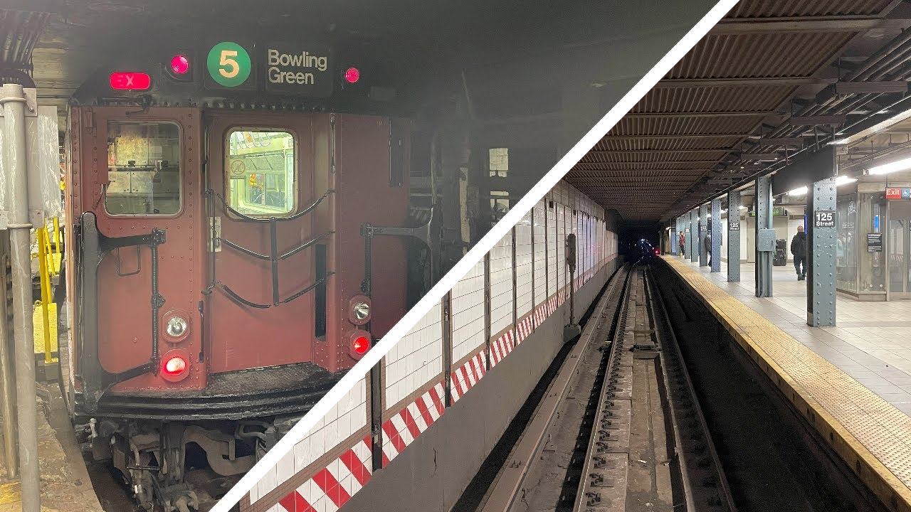 SPECIAL! New York City Subway | Redbird Ride Reverse Move: Front Window ...