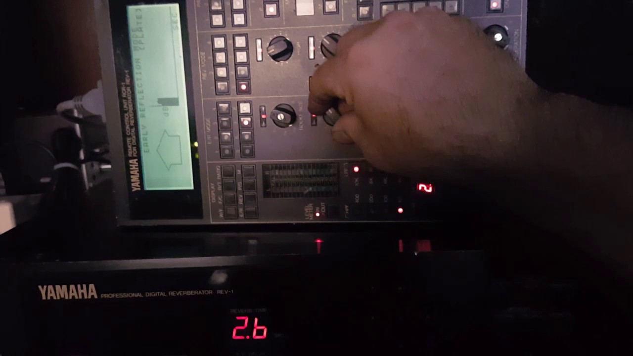 Yamaha REV-1 Professional Digital Reverberator - w/ Remote RCR-1 ...