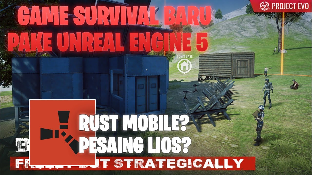 GILAA!Game Survival Baru Mirip Rust•ProjectEVO Pembahasan Beta - YouTube
