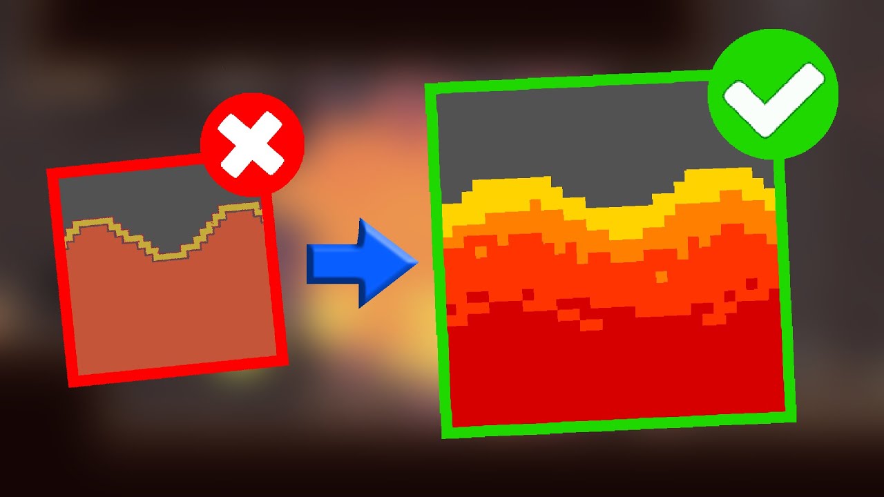 LAVA EM PIXEL ART - SPEEDART - YouTube