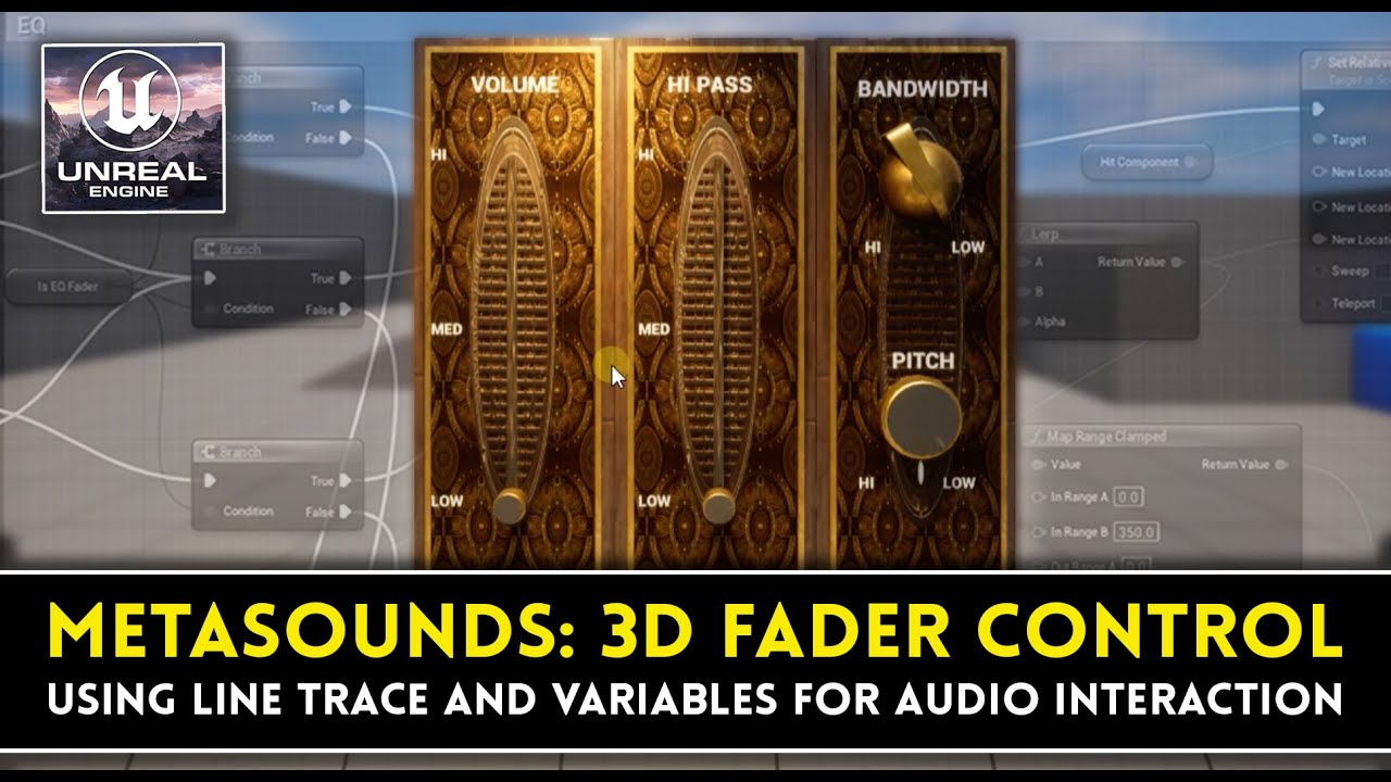 UE5 Metasounds: 3D Fader Control and Interactivity - Blueprints - YouTube