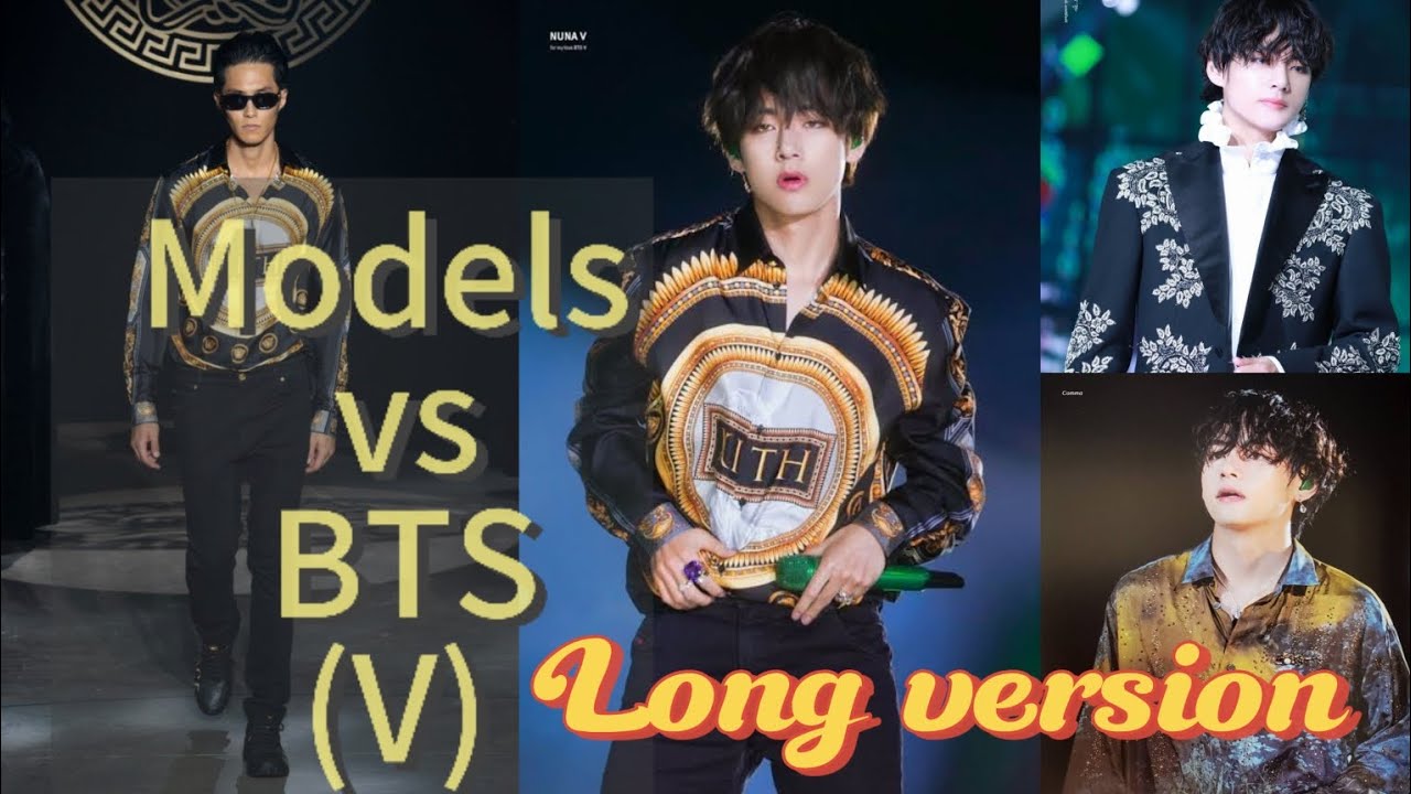 Models vs BTS V wearing outfits long version #bts #taehyung #cutelife # ...