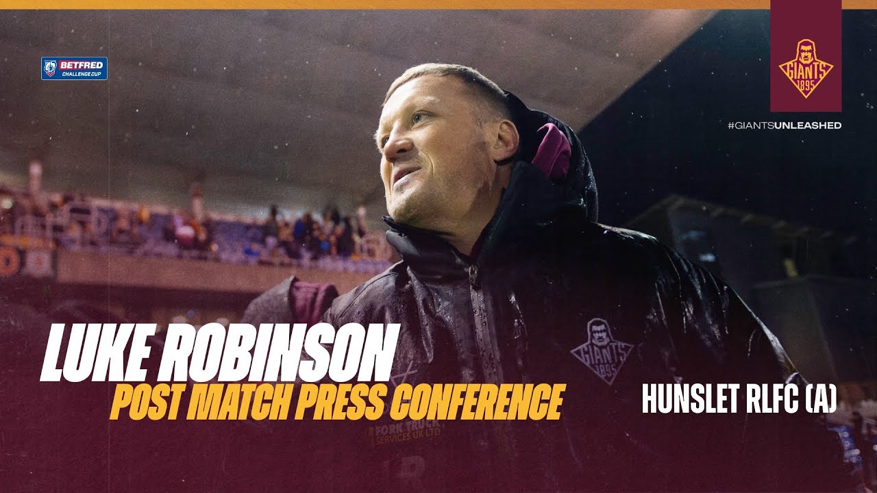 Luke Robinson | Post Match Press Conference | Hunslet (A) - YouTube