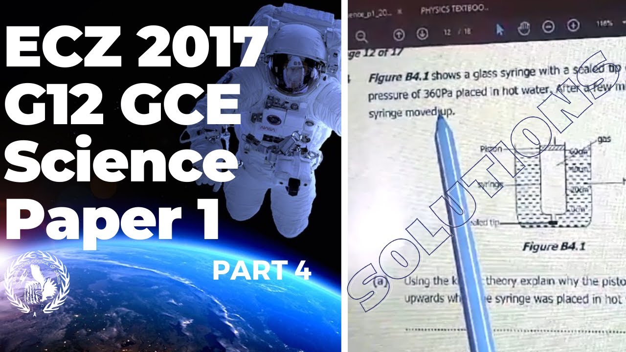 ECZ G12 GCE Science P1 2017 SOLUTIONS Section A(Q16 to Q20) | Zambia ...