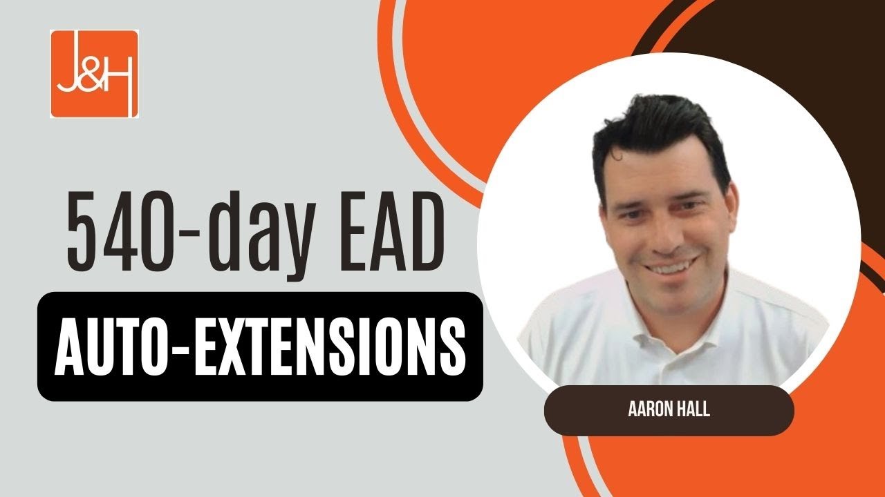 Immigration News: 540 Day EAD Auto Extensions - YouTube