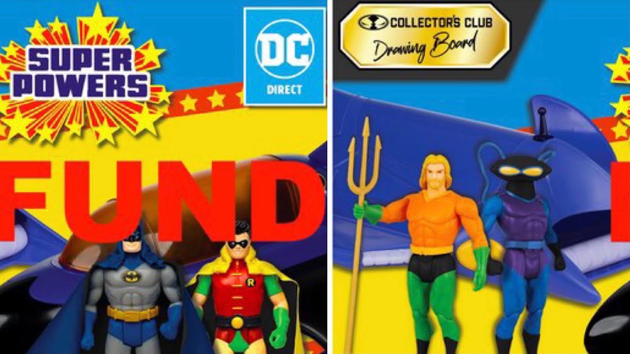 McFarlane Toys Super Powers Sea Saucer & Bat Multicraft funded reduced ...