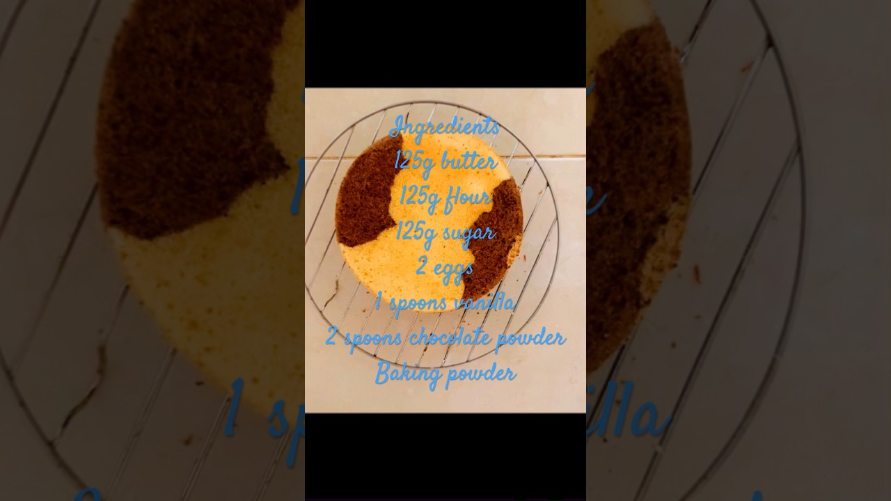 500g easy vanilla and chocolate marble cake recipe | පහසුවෙන් සාදගන්න ...