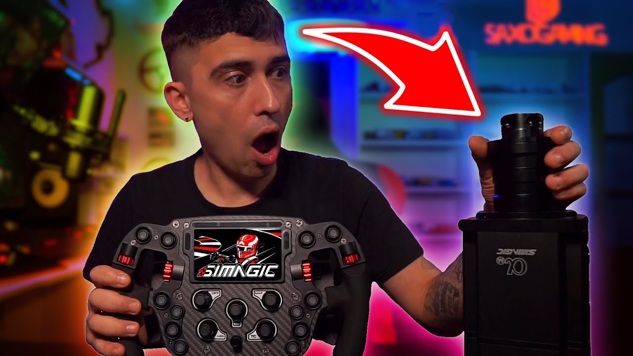 🏆 El MEJOR direct drive calidad-precio 💎 Simagic Alpha Mini 💎 + FX PRO ...