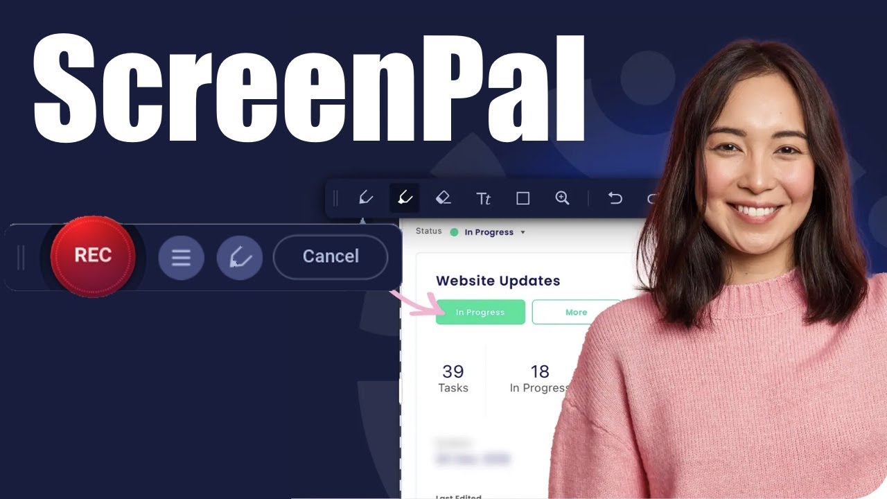 Самое лучшее бесплатное приложение ScreenPal для записи видео с рабочего стола c Web камерой ...