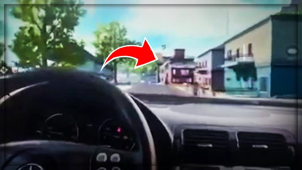 Tour the streets of pubg Mobile using a Mercedes car! 😂😱 - YouTube