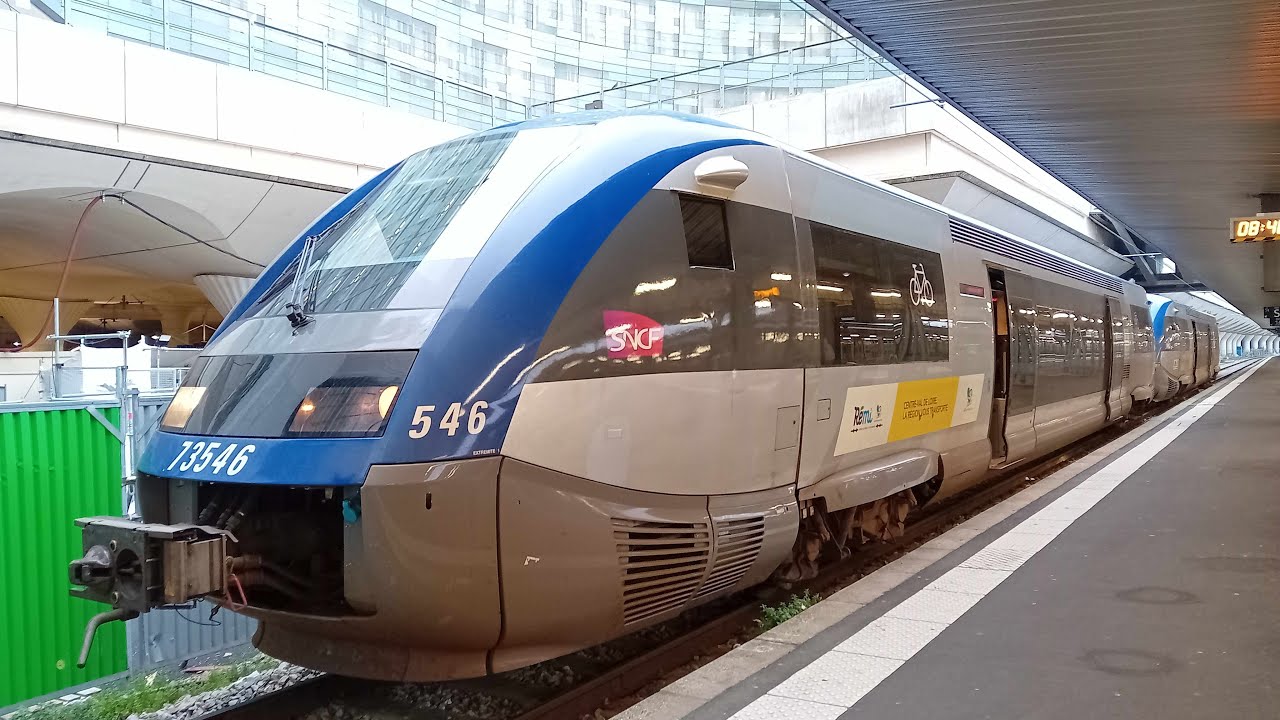 TER Centre-Val de Loire (Rémi)🚝X 73500 (A TER) : Paris - Austerlitz ...