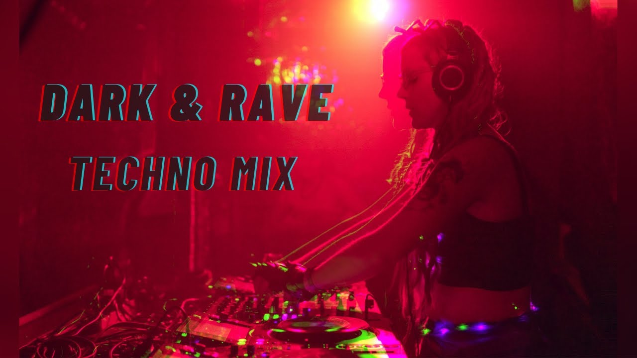 Dark & Rave Techno mix live in a Techno Bunker - YouTube