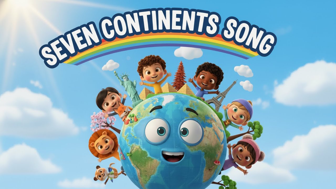 Seven Continents Song 🌍 | Learn All 7 Continents with Fun & Music for ...