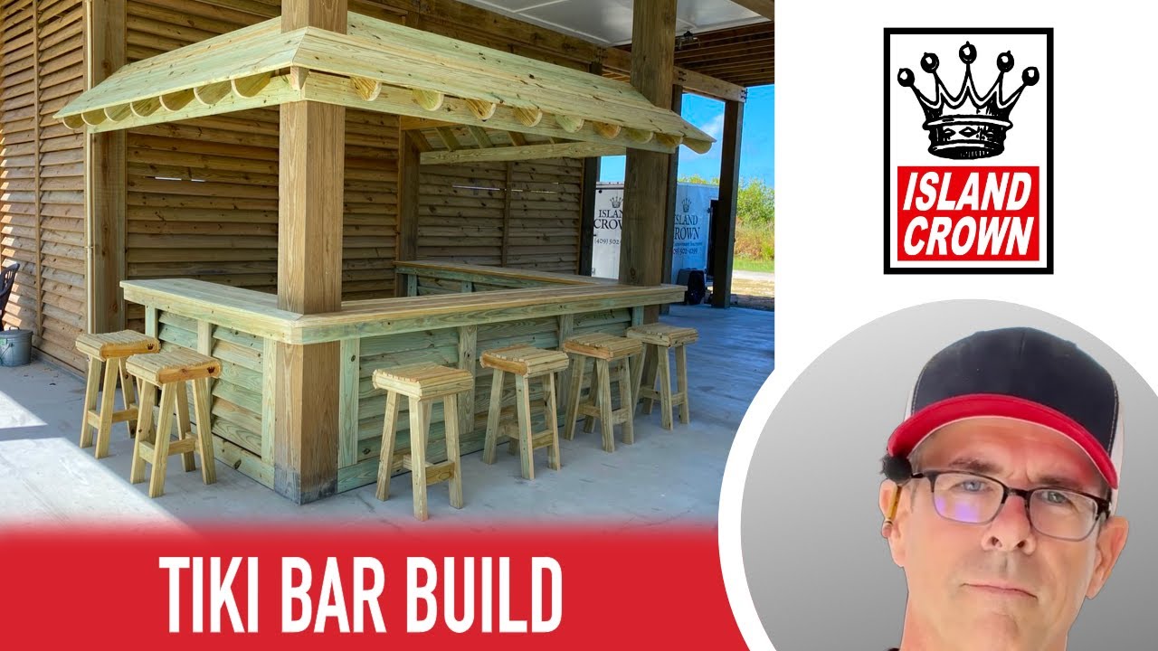 Tropical Tiki Bar Build - YouTube