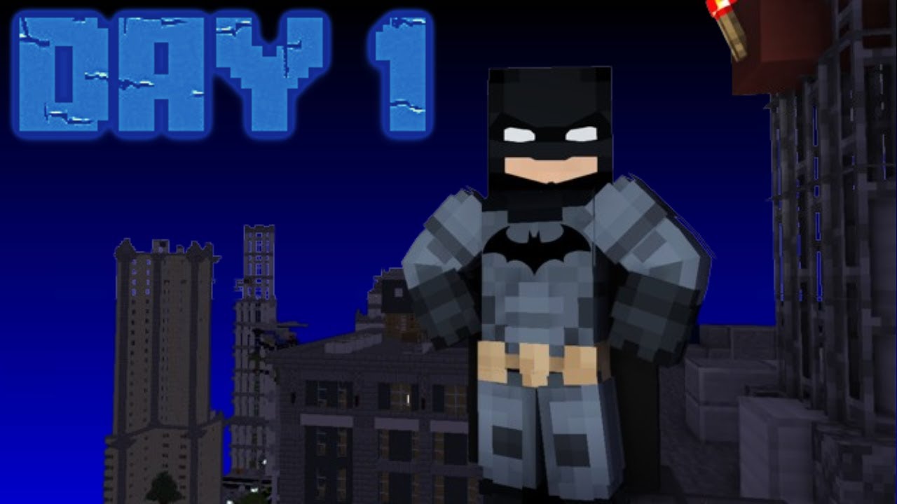 I became Batman in Minecraft (Minecraft Mod Showcase) - YouTube
