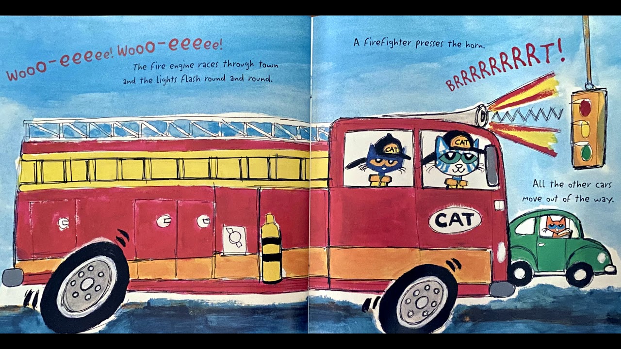 Pete the Cat: Firefighter Pete | Book Nook Story Time (Read Aloud) - YouTube