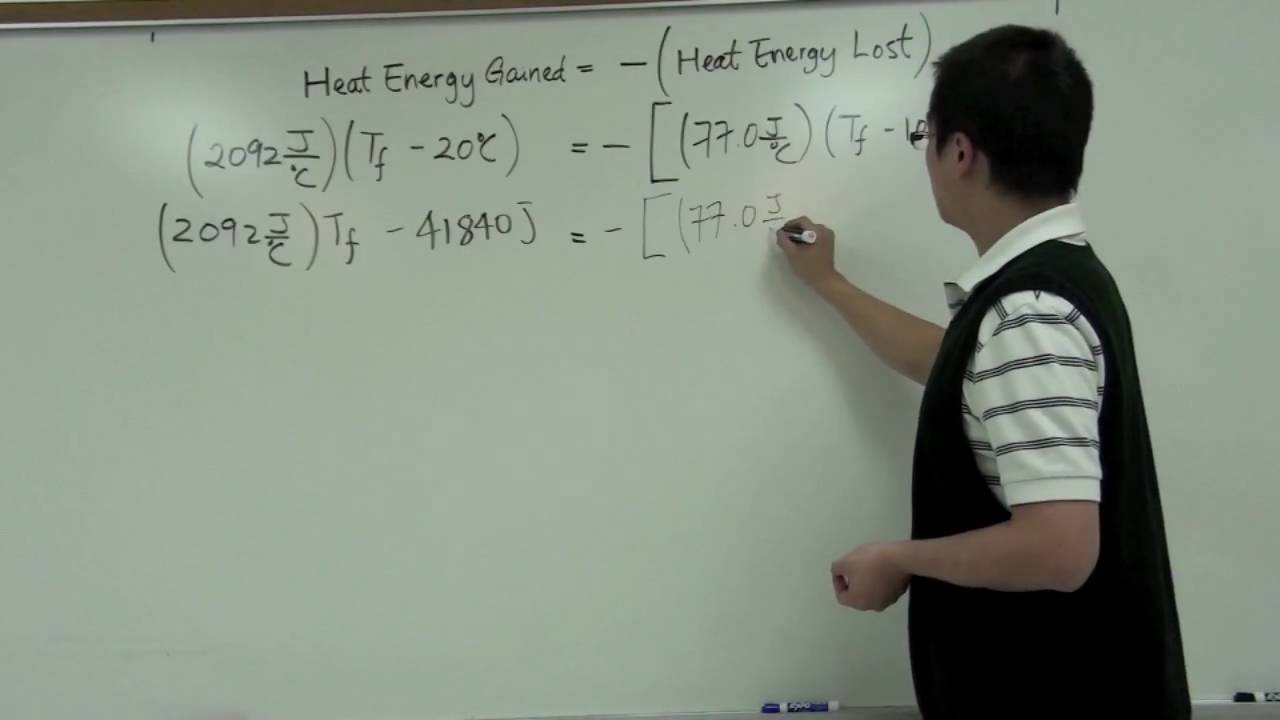 [HD] Basic Thermochemistry - Heat Transfer Part 3 of 3 - YouTube