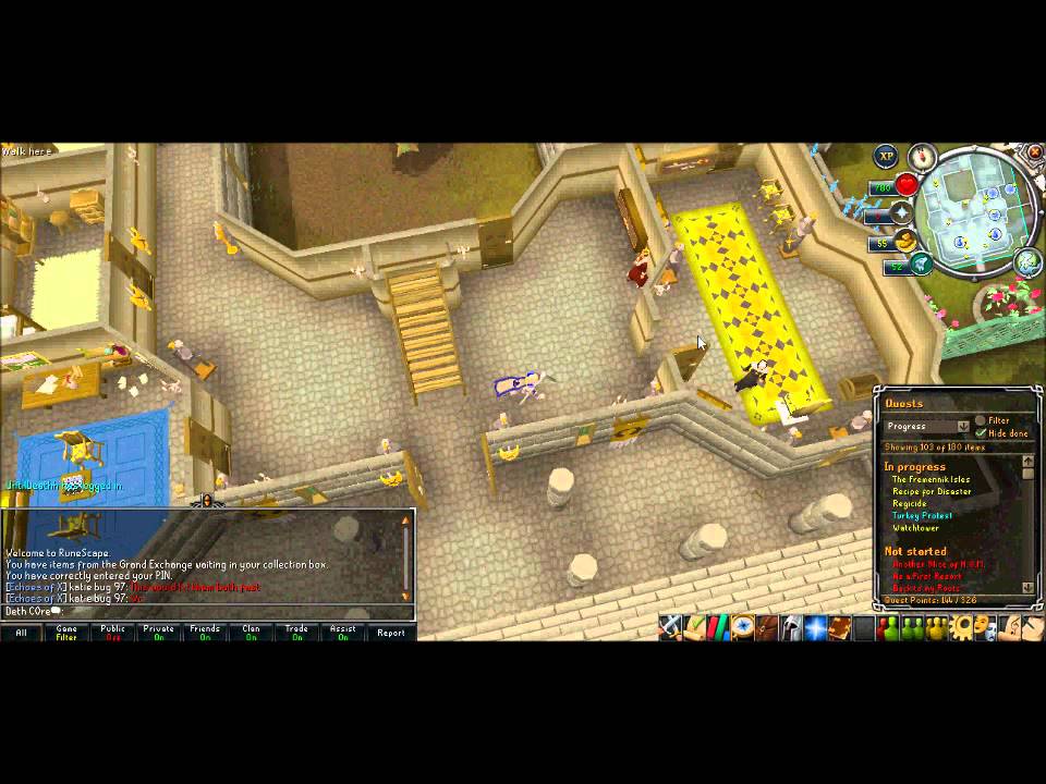 Runescape's Deth C0re with turkey time and updates - YouTube