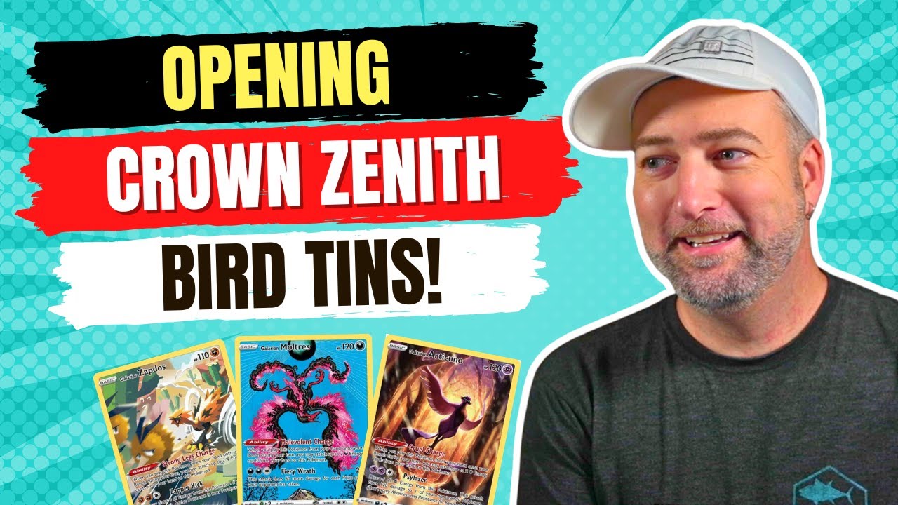 Opening Crown Zenith Bird Tins 🔥#pokemon - YouTube