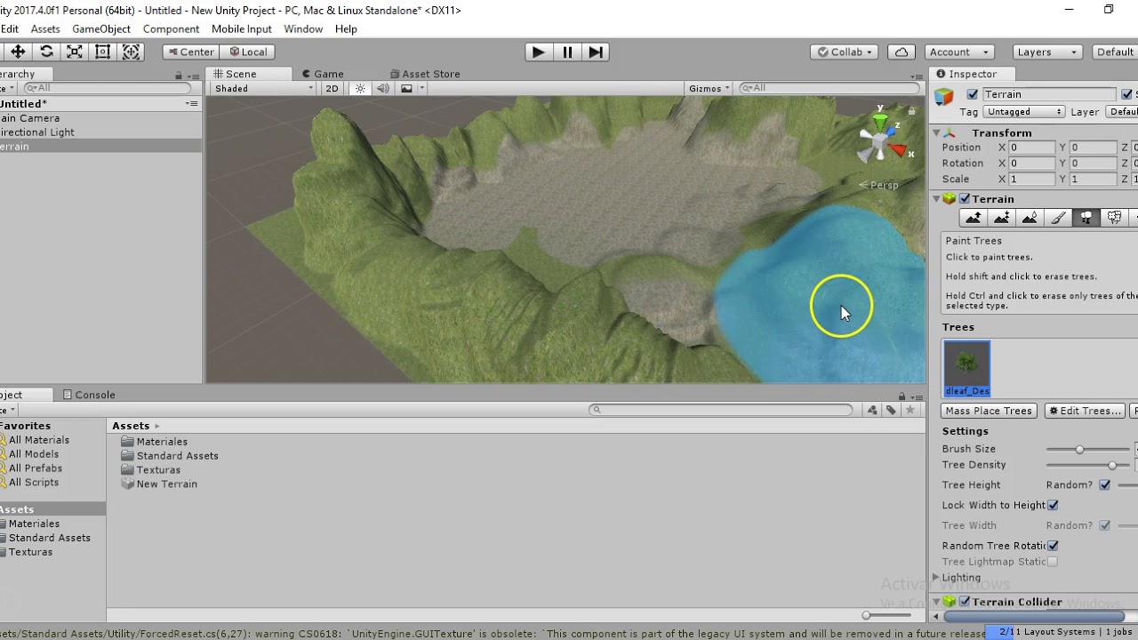 Realizar un terreno en Unity Parte 2 - YouTube