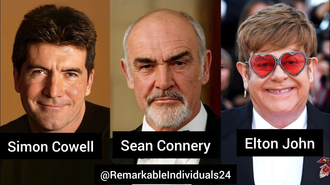 Top 3 Remarkable Individuals. Simon Cowell, Sean Connery and Elton John ...