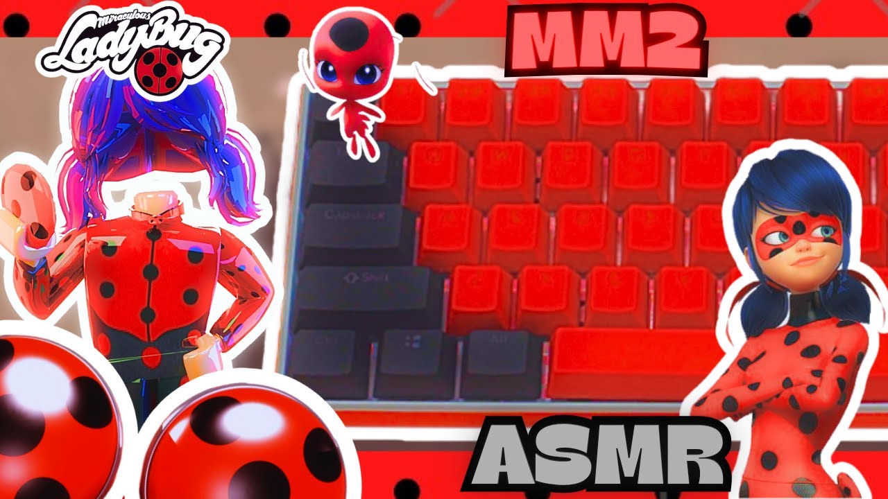 Reaching Level 𝗜𝗩 as 𝗟𝗔𝗗𝗬𝗕𝗨𝗚🐞 || *𝗠𝗠2 Keyboard ASMR* ️ - YouTube