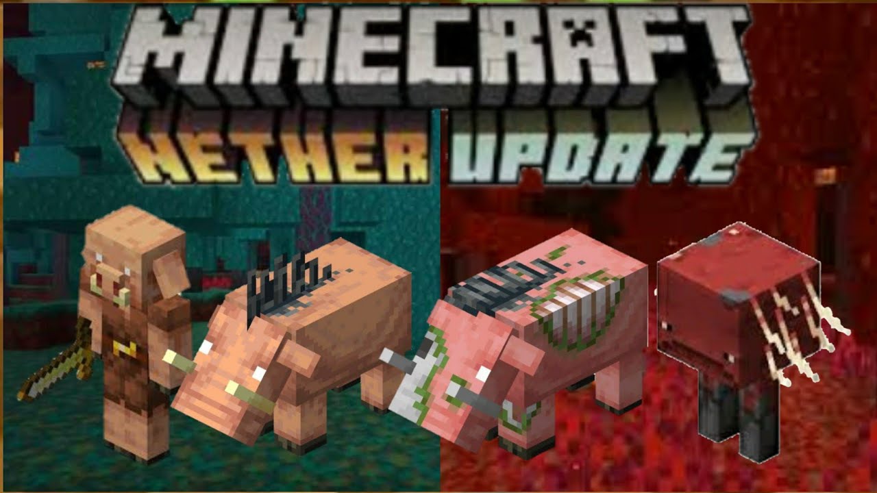 Mobs da Nether Update que você precisa ver! - YouTube