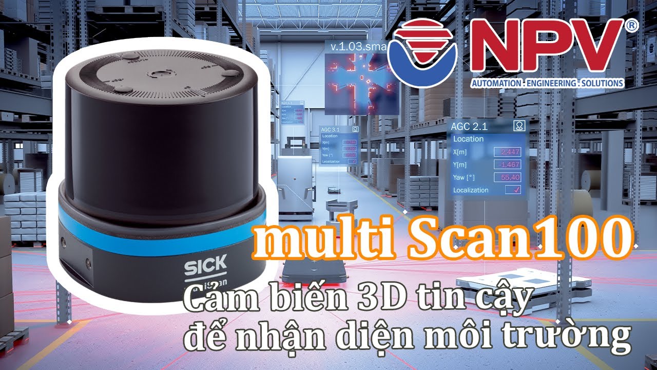 Multi Scan100 – Giải pháp cảm biến 3D tin cậy giúp nhận diện môi trường ...