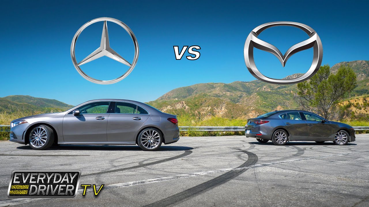 Mercedes A220 vs Mazda 3 AWD Comparison - Accidental Twins | Everyday ...