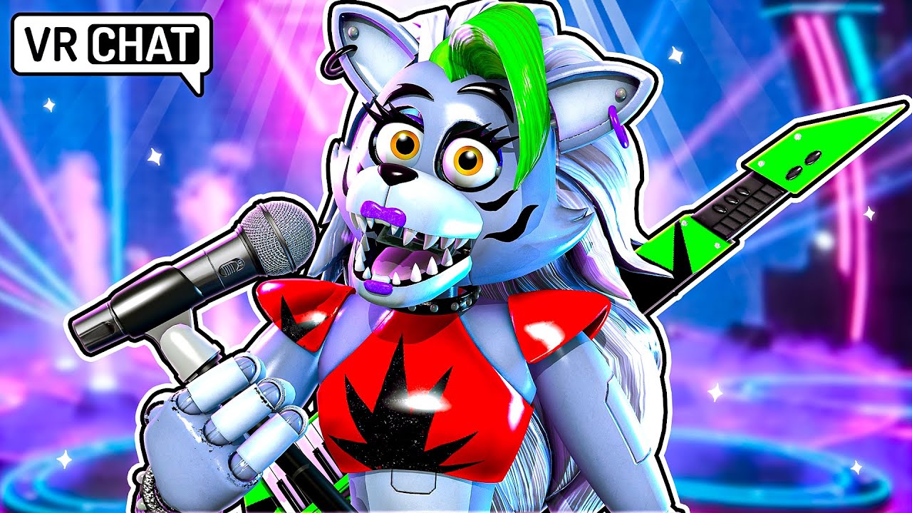 Roxanne Wolf is a ROCKSTAR?! in VRCHAT - YouTube