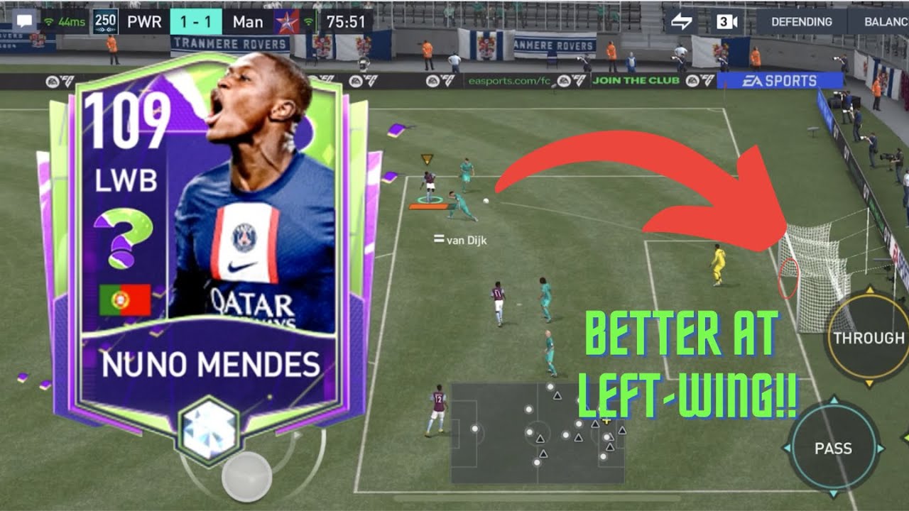 NO WAY!! | *FREE* LWB PLAYS BETTER IN LW POSITION??? | NUNO MENDES WHAT ...