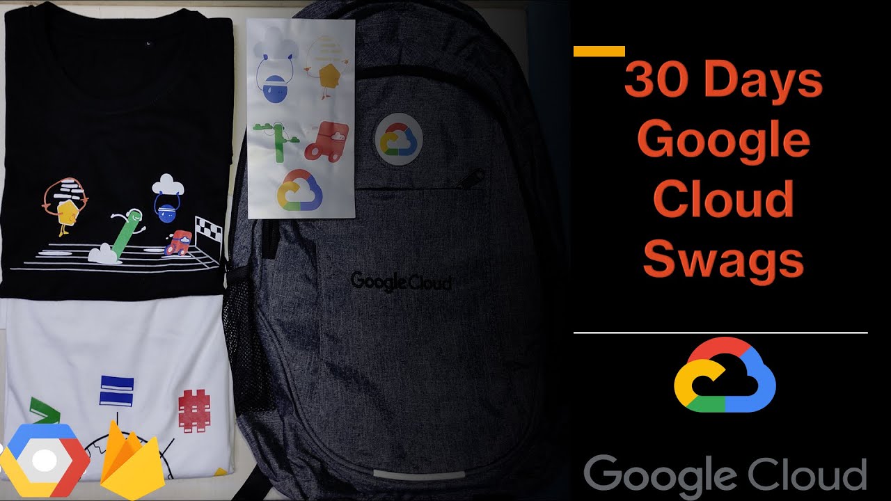 30 Days of Google Cloud 🔴 | Swags Unboxing | Goodies | 2020 - YouTube