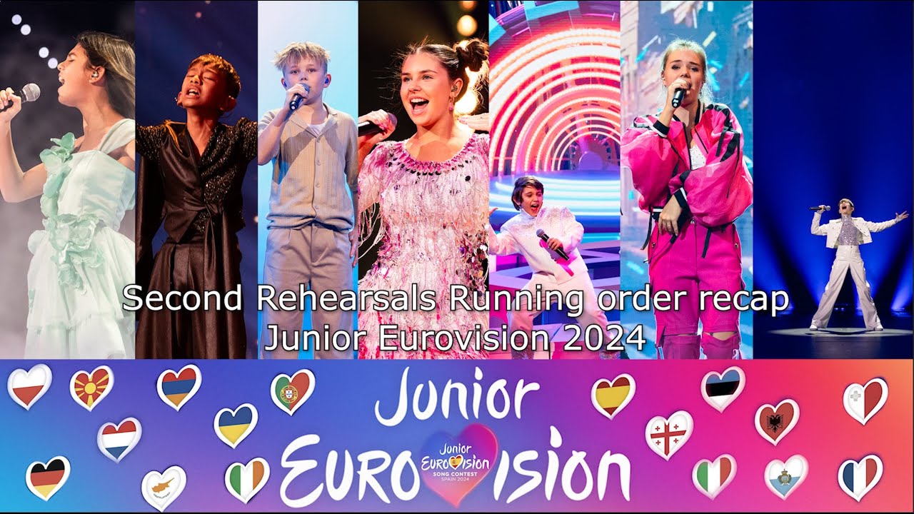 Second Rehearsals RUNNING ORDER RECAP | 17 JESC 2024 | - YouTube