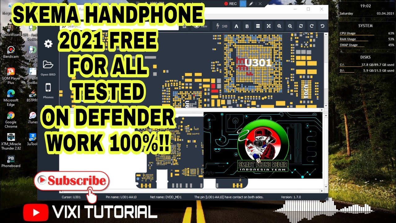 SKEMA 2021 FREE FOR ALL TEKNISI HANDPHONE | TESTED WORK 100% !! - YouTube