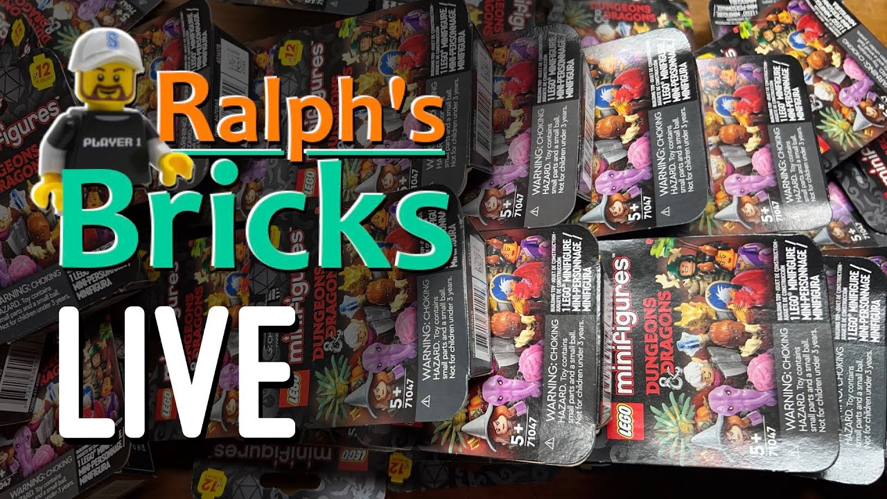 🔴 LIVE - Opening 50 D&D CMF boxes - Ralph's Bricks - YouTube