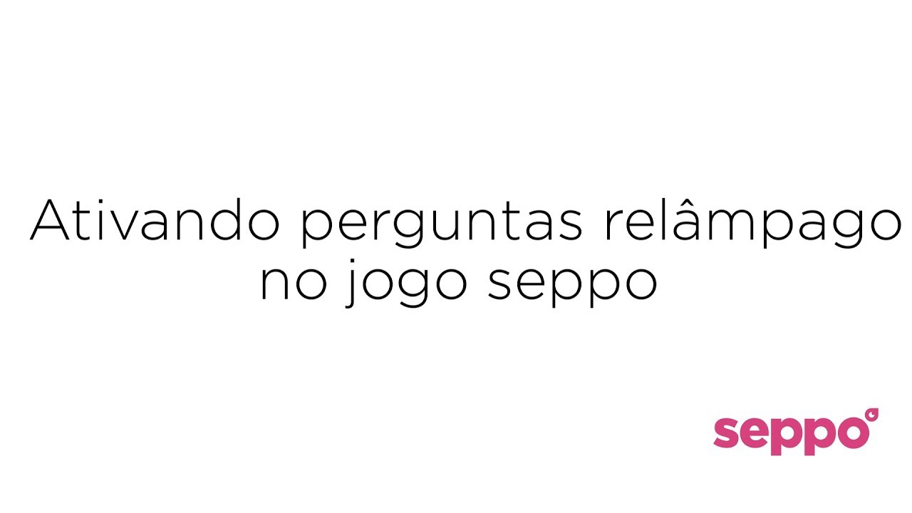 [Tutorial] Ativando perguntas relâmpago no jogo seppo - YouTube