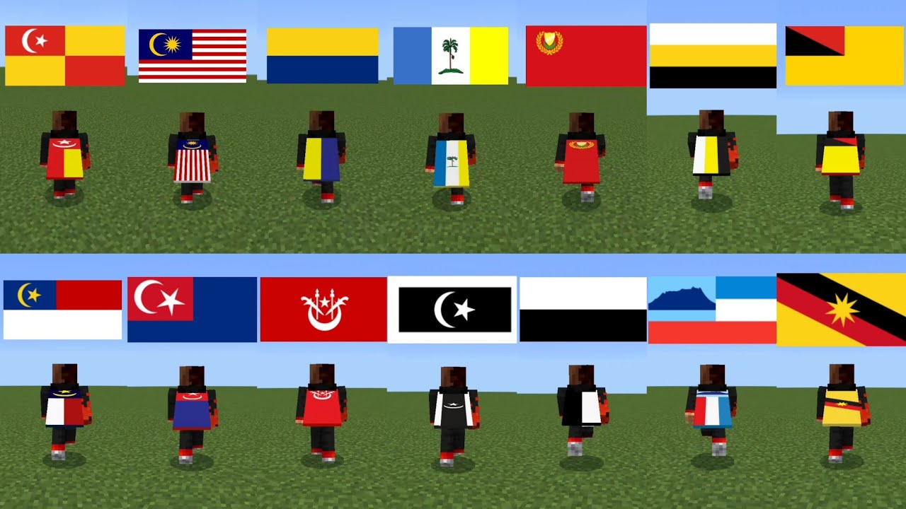 Tutorial Memakai Cape Bendera Negeri - Negeri Dalam Malaysia Di ...