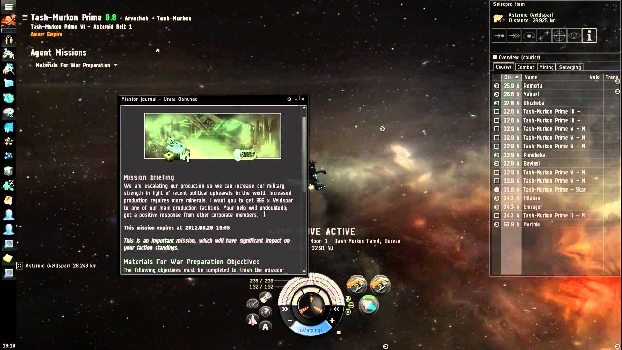 Let's Play EVE Online - #23 - L1 Storyline: Materials for War ...