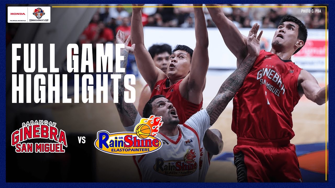 GINEBRA vs RAIN OR SHINE | FULL GAME HIGHLIGHTS | PBA SEASON 49 ...
