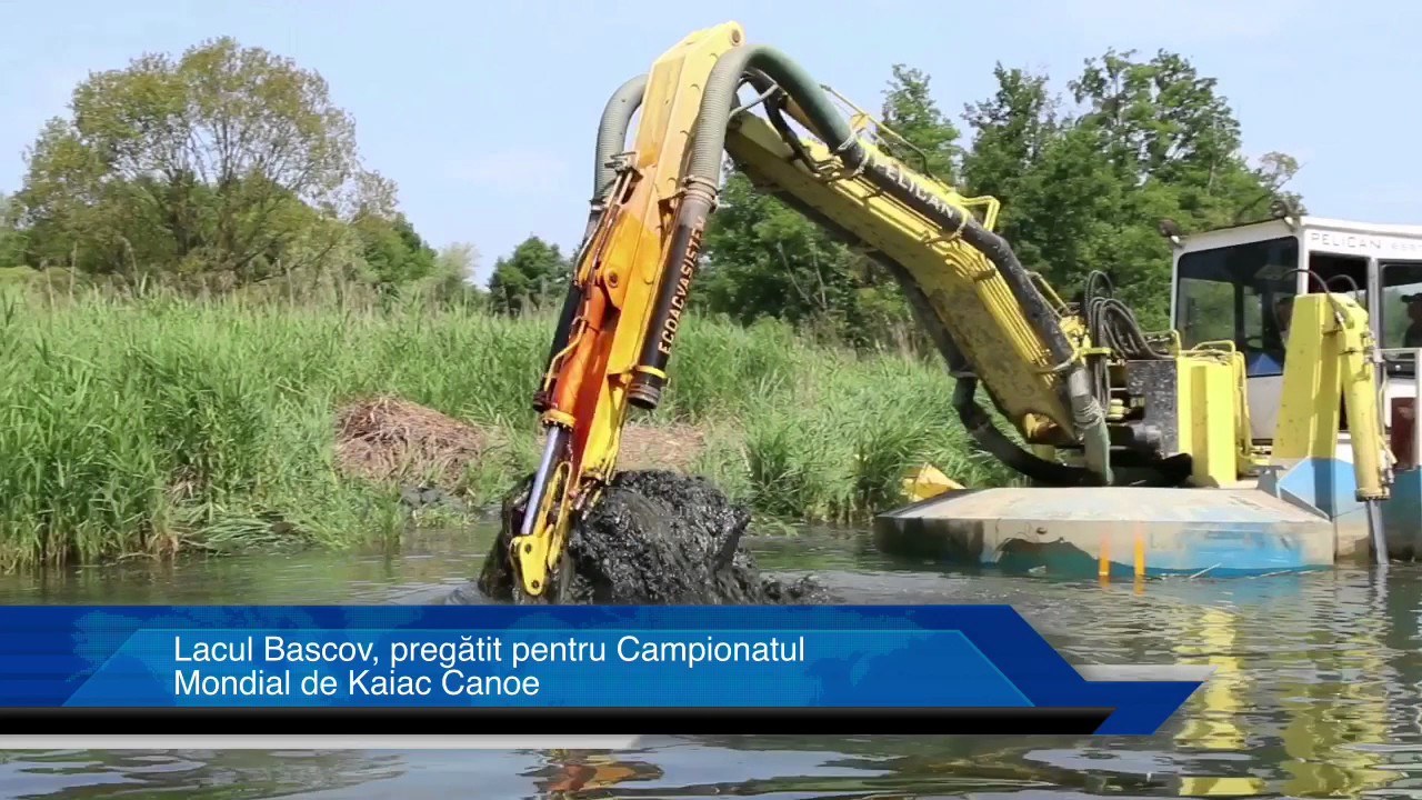 Lacul Bascov, pregătit pentru CM de Kaiac Canoe - YouTube
