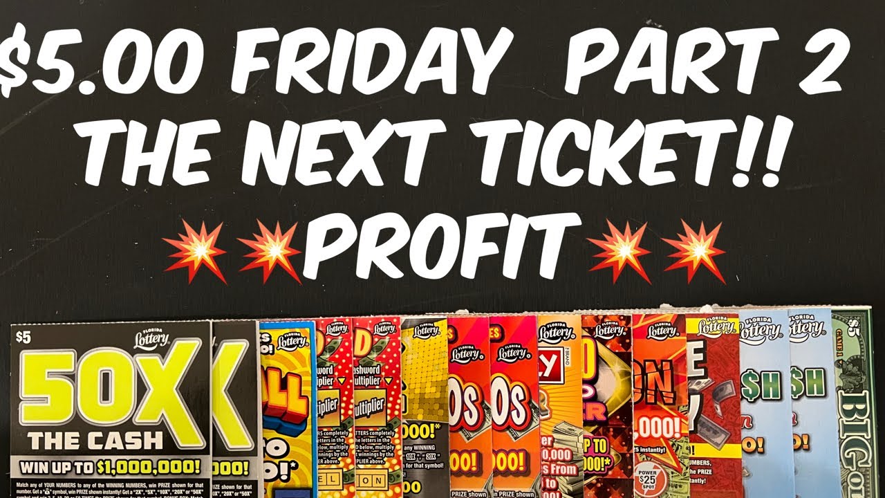 We Bought 1 of EVERY $5 Ticket off Every Slot | Part 2 the next ticket ...