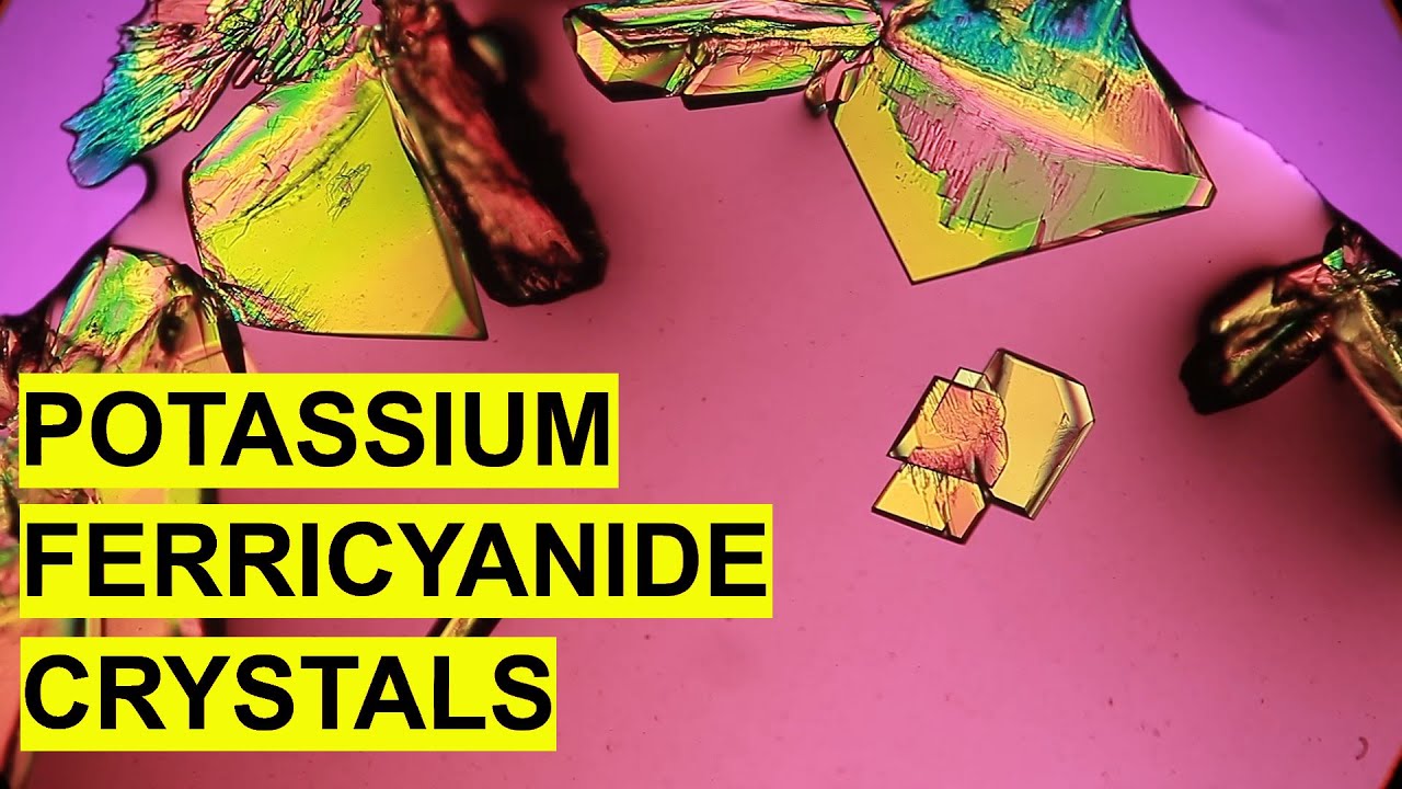 Timelapse of Potassium Ferricyanide Crystallization - YouTube