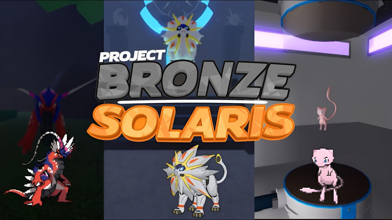 How to get Koraidon, Solgaleo, & Mew in POKEMON BRICK BRONZE | Project Bronze Solaris - YouTube