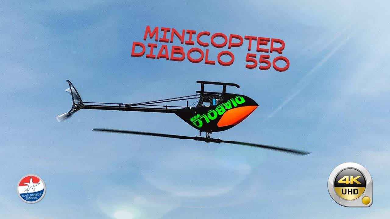 Minicopter Diabolo 550 - 13.3.2022 - YouTube